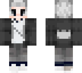 Boy with Grey hair | Minecraft Skin