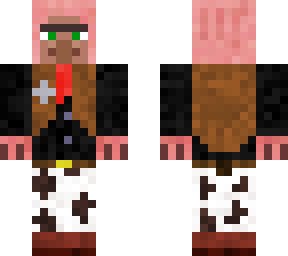 Cowboy villager pig | Minecraft Skin