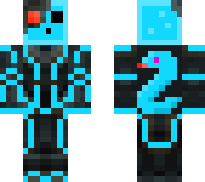 Edit: Cyborg Slime | Minecraft Skin