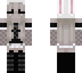 girl with bunny ears | Minecraft Skin