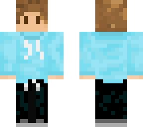 light blue boy | Minecraft Skin