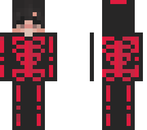 Red Skeleton | Minecraft Skin