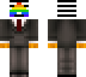 Straight Ally Pride-Head | Minecraft Skin