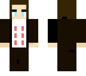 Black Hair Blue Eyes Hair Slicked Back Minecraft Skins