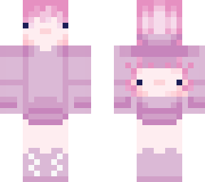 human axolotl | Minecraft Skins