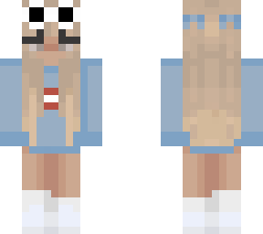 blue clout glasses | Minecraft Skin