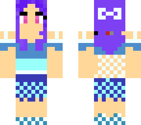 Checkered girl | Minecraft Skin