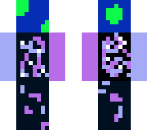 Earth the galaxy and the universe | Minecraft Skin