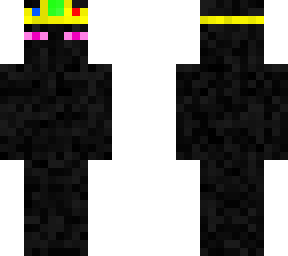 Enderman With Crown | Minecraft Skin