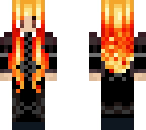 flame fire red jacket | Minecraft Skins