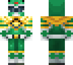green ranger power ranger | Minecraft Skin