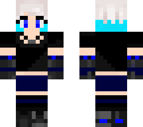 lexa(blue | Minecraft Skin