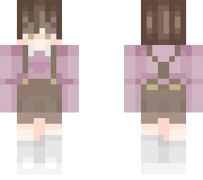 Pink cottagecore boy | Minecraft Skin