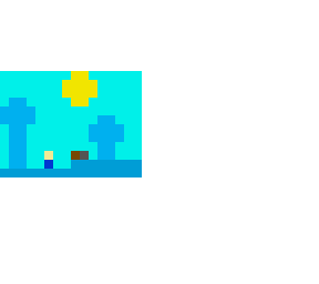 Pixel art the ice spikes | Minecraft Skin