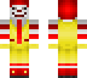 Ronald Mcdonald | Minecraft Skins