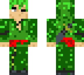 Zoro (Wano Outfit) | Minecraft Skin
