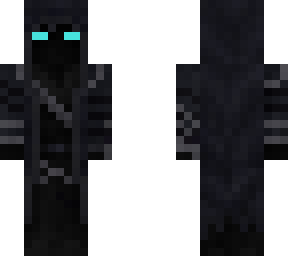 black cloack skin | Minecraft Skin
