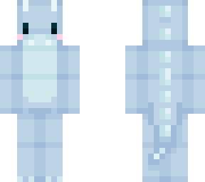 blue dino | Minecraft Skin