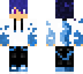 Blue fire | Minecraft Skin