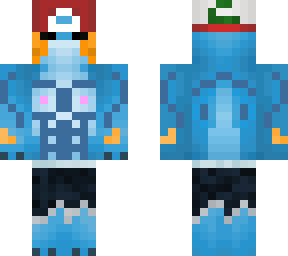 Buff Mudkip | Minecraft Skin