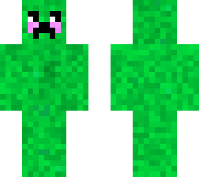 Creeper Blushing Minecraft Skins