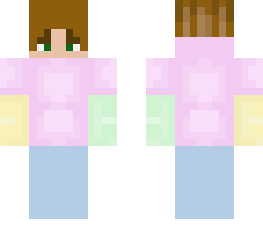 Paste color block hoodie | Minecraft Skin