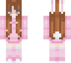 pink bunny girl skin | Minecraft Skin