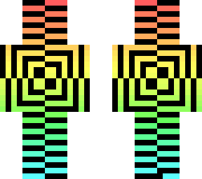 Rainbow Illusion | Minecraft Skin