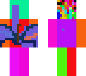 rainbow noob | Minecraft Skins