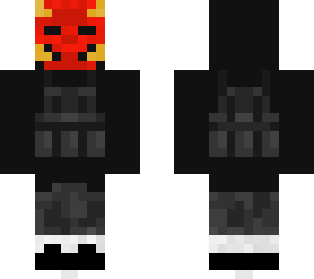 Red Oni Mask Heister | Minecraft Skin