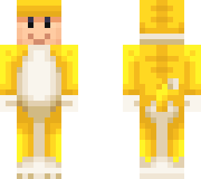 Yellow Cat Toad | Minecraft Skin