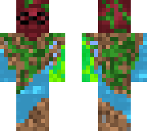 Elemental With Green Screen Hands | Minecraft Skin