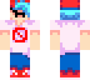 friday night funkin boyfreind | Minecraft Skin