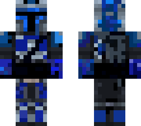 mandalorian blue | Minecraft Skin