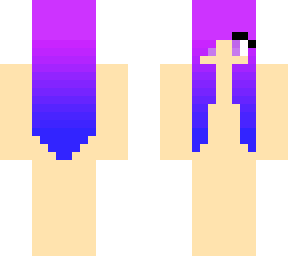 Ombre Hair Template | Minecraft Skin