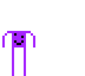 purple stick person | Minecraft Skin
