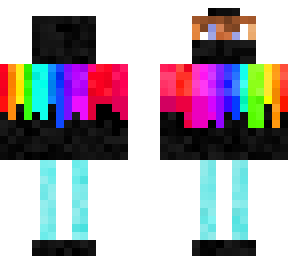 rainbow gamer boy | Minecraft Skins