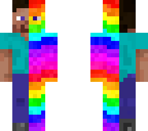 Rainbow steve | Minecraft Skin