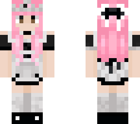 rosejewl pink maid | Minecraft Skin