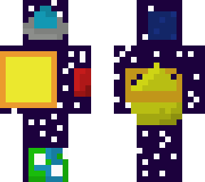 Space pixel art | Minecraft Skin