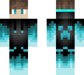 whiter mask whit aut mask | Minecraft Skin