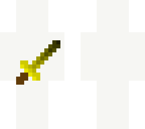 Yellow sword | Minecraft Skin
