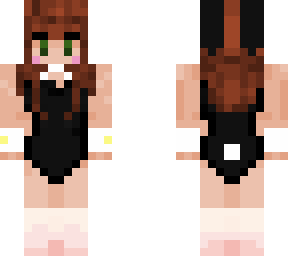 Brown haired Bunny girl | Minecraft Skin