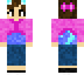Kewl Cat Girl | Minecraft Skin