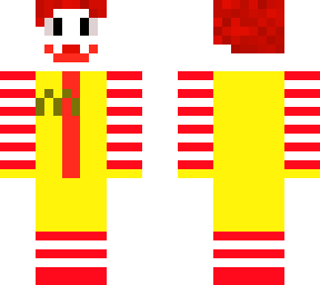 Ronald Mcdonald Minecraft Skins