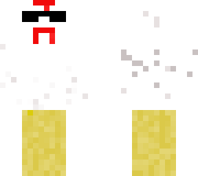 Sunglass chicken | Minecraft Skin