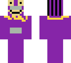 Cursed purple teletubby drip | Minecraft Skin