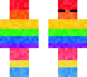 pan pride flag | Minecraft Skin