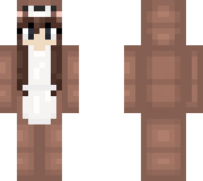 Girl in Sloth onesie | Minecraft Skin