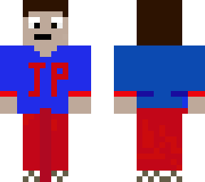 my first skin ik its bad but its called JP my nickname | Minecraft Skin